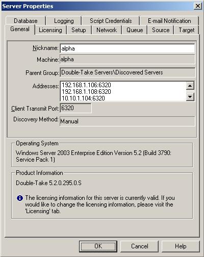 Double-Take Availability User's Guide complete