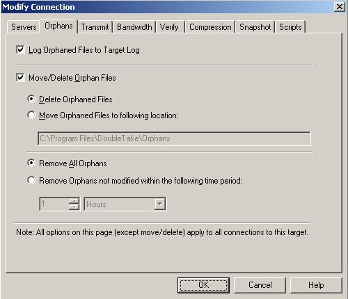 Removing orphan files